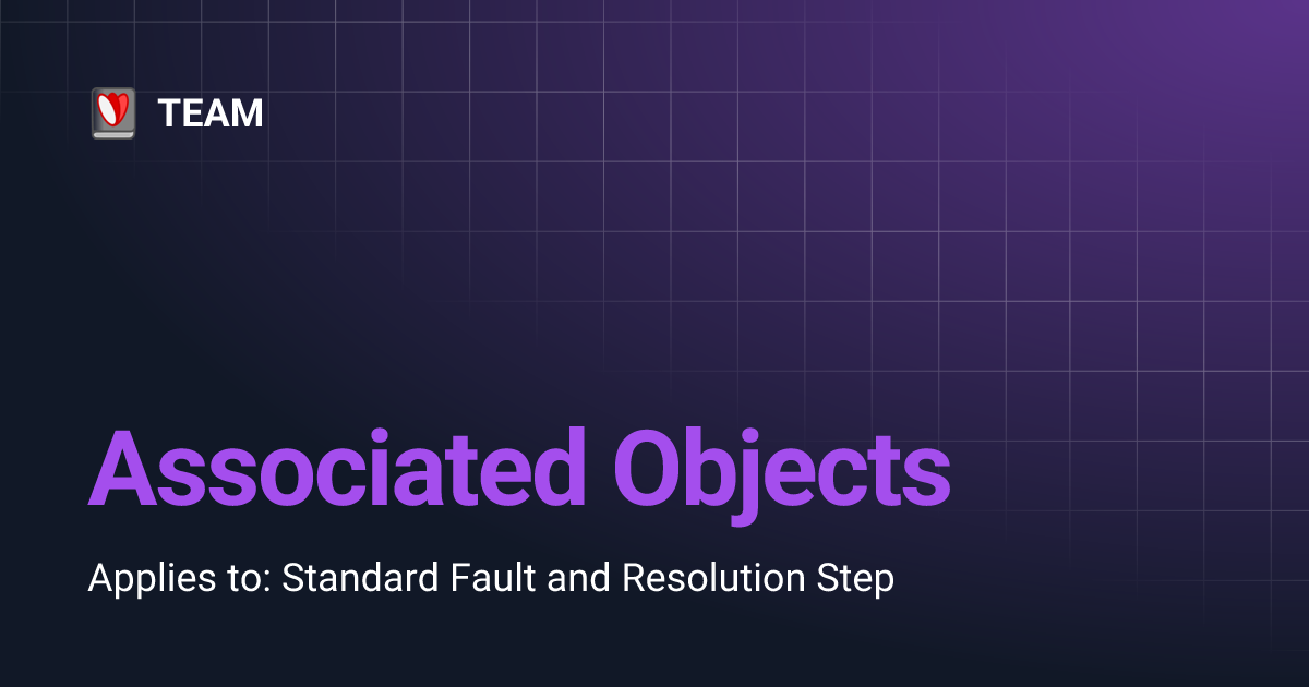Associated Objects | TEAM