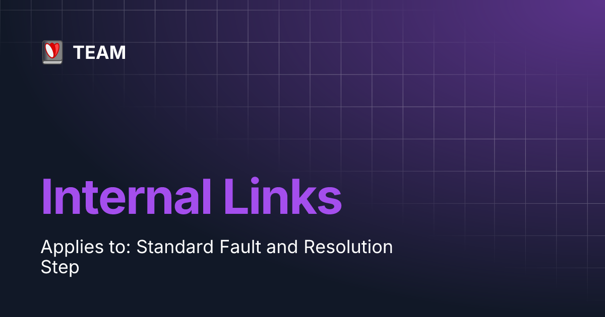 Internal Links | TEAM